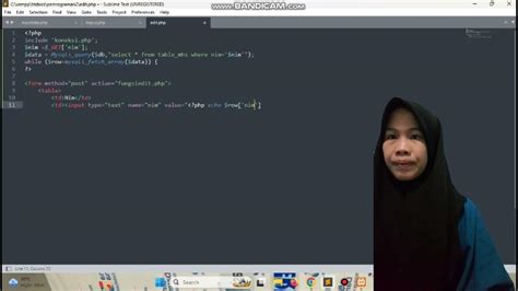 Cara Cepat Dan Mudah Membuat Editupdate Data Php Mysql Youtube