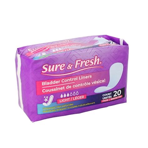 View Surefresh Bladder Control Liners 20 Ct