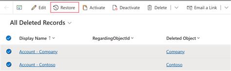 Dataverse Restore Deleted Table Records Preview Rajeev Pentyala Technical Blog On Power