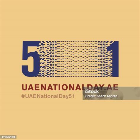 Uae 국경일 브랜드 가이드 51 년 번역 된 아랍어 연합의 정신 아랍 에미리트 연합국 국경일 브랜드 요소51 로고 Uae 순국 기념의 날에 대한 스톡 벡터 아트 및 기타