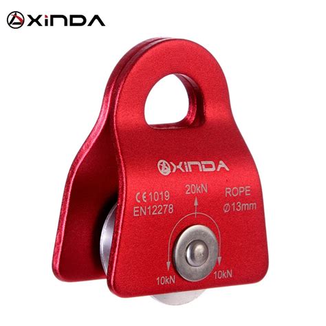KN Or Lbs General Purpose Mobile Pulley For Rock Tree Climbing Mm Rope Outdoor Camping