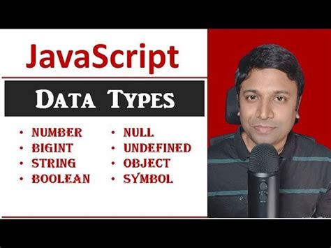 free video data types in javascript from satish c j class central