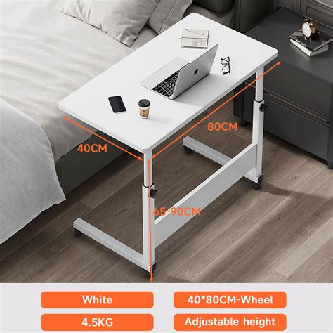 Keycool Adjustable Study Table Portable Mobile Lift Laptop Table For