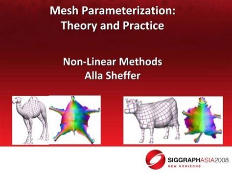 Mesh Parameterization Theory And Practice Mesh Parameterization