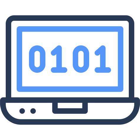 Binary Code Coding Codes Icon Free Download