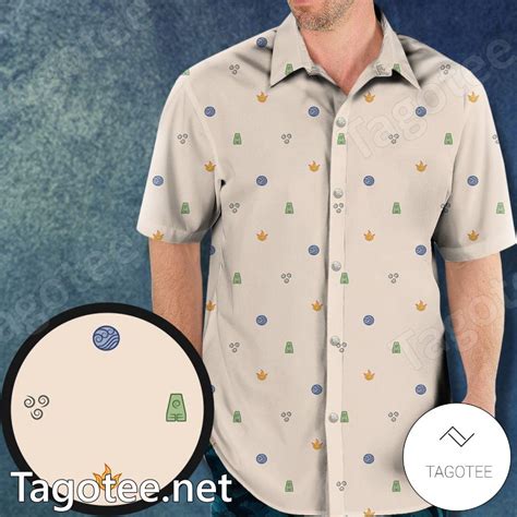 Avatar The Last Airbender Four Elements Aloha Hawaii Shirt Tagotee