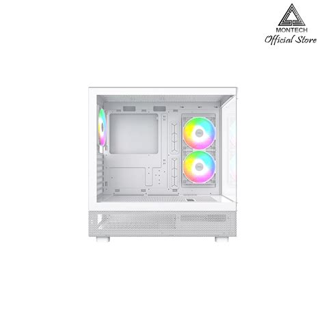 Case Montech Xr White Atxmicro Atxmini Itx Shopee Thailand