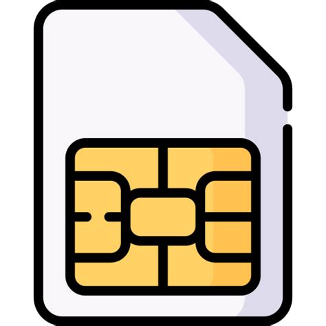 Sim Card Special Lineal Color Icon