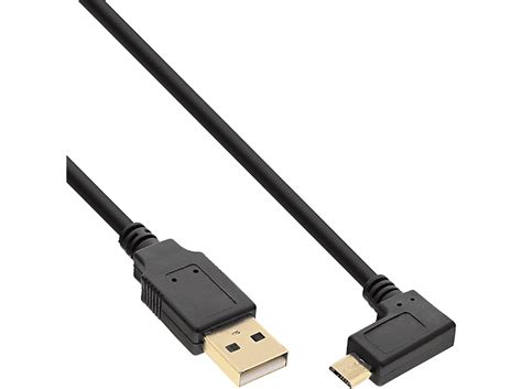Inline Inline® Micro Usb 20 Kabel Usb A Stecker An Micro B Gewinkelt
