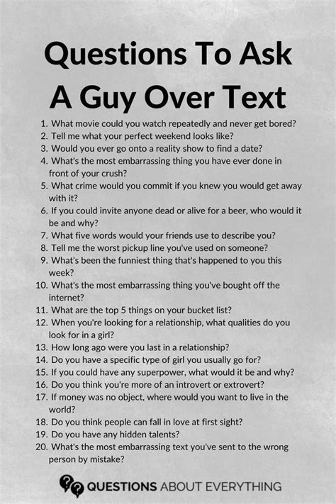 150 Best Questions To Ask A Guy Over Text Boyfriends Too In 2024