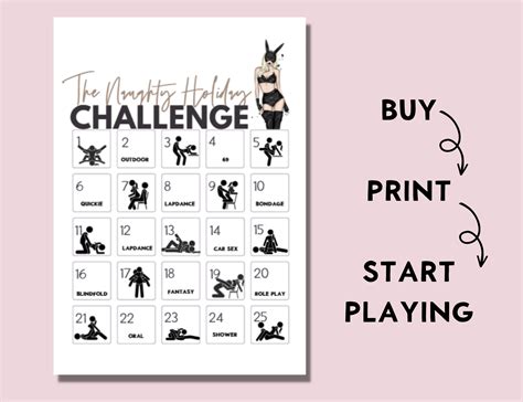 Sex Calendar Sex Challenge Sexcation Holiday Sex Games Sex