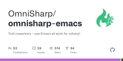 Github Omnisharpomnisharp Emacs Troll Coworkers Use Emacs At Work