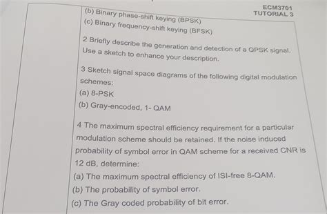 Solved 2 Briefly Describe The Generation And Detection Of A