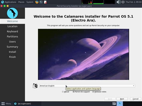 how to boot parrot os