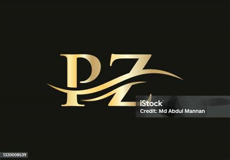 Pz 로고 디자인 벡터 Swoosh 편지 Pz 로고 디자인 초기 Pz 문자 링크 로고 벡터 템플릿 결정체에 대한 스톡 벡터 아트 및 기타 이미지 Istock