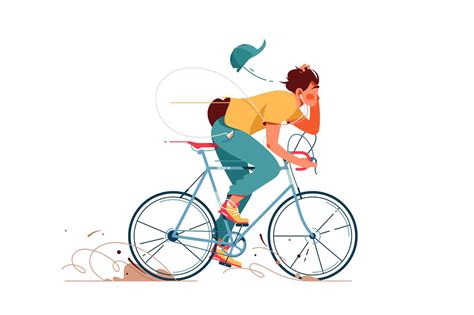 Man Rides Bicycle Animation