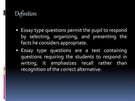 Essaytype Question And Saq Pptx Standardized Testing Educational Assessment