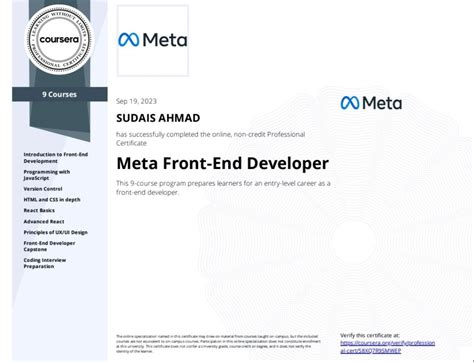 sudais ahmad on linkedin webdevelopment certification frontenddeveloper continuouslearning…