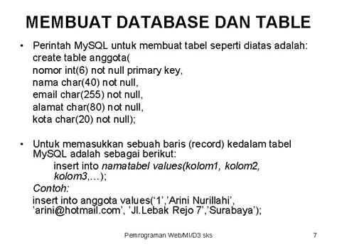 My Sql Sumber Buku Database Relational Dengan My