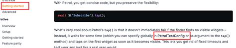 small issue in docs · issue 710 · leancodepl patrol · github