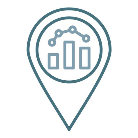 Premium Vector Location Analytics Flat Illustration