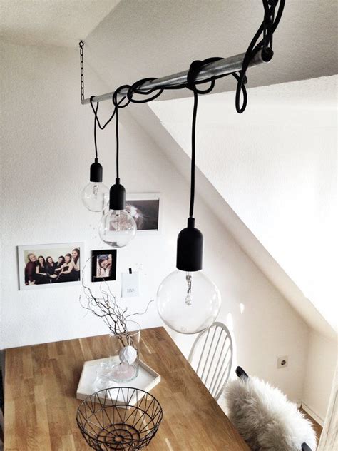 Diy Lampen Und Leuchten Selber Machen Diy Lamp Lamp Dining Table Lamps