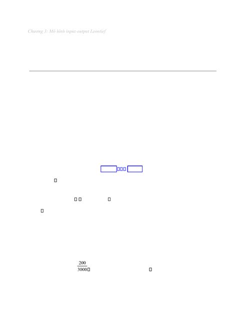 Lý Thuyết Chương 3 Mô Hình Input Output Leontief Môn đại Số Tuyến