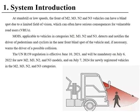 Radar Forward Collision Warning Detection System For Hgvs And Fleet Safety Buy Radar Forward