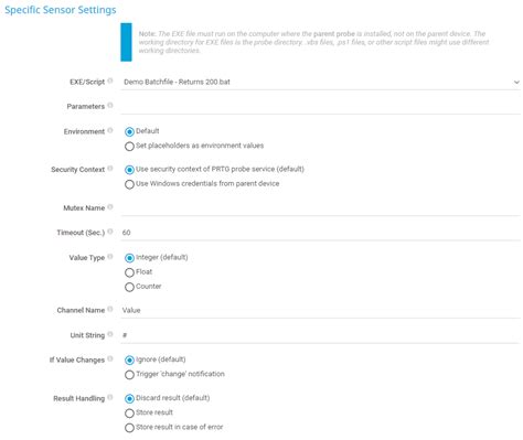 Exescript Sensor Prtg Manual