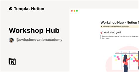 Templat Workshop Hub Notion Marketplace