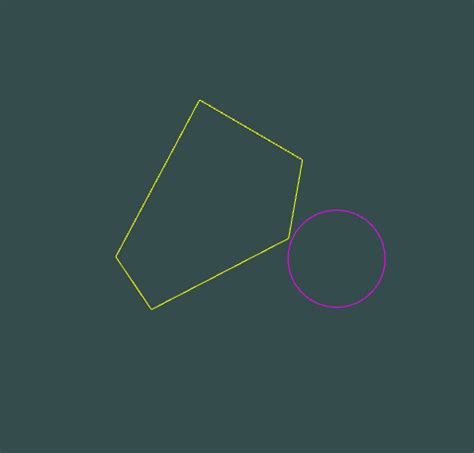 C Problem Met When Checking Collision Between Circle And Polygon