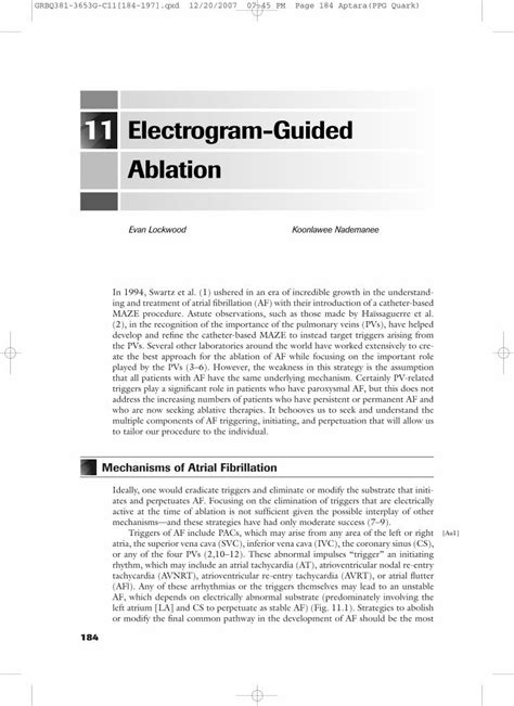 Pdf 11 Electrogram Guided Ablation Dokumentips
