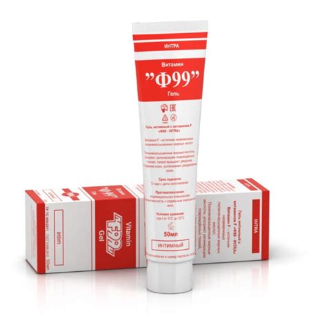 Витамин Ф99 интра-гель интимный с вит. F 50мл купить в Москве по цене ...