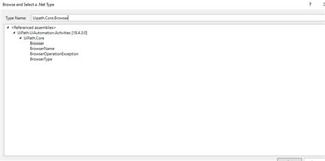 How To Convert An Object Type Variable To Uipathcorebrowser Type