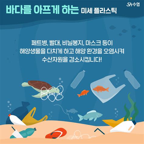 수협중앙회 바다를 떠도는 위협적인 존재 미세 플라스틱 미세 플라스틱이 바다 환경과 해양 생물 Facebook