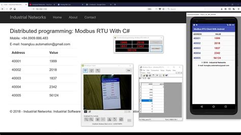 Distributed Programming Modbus RTU Client With Android YouTube