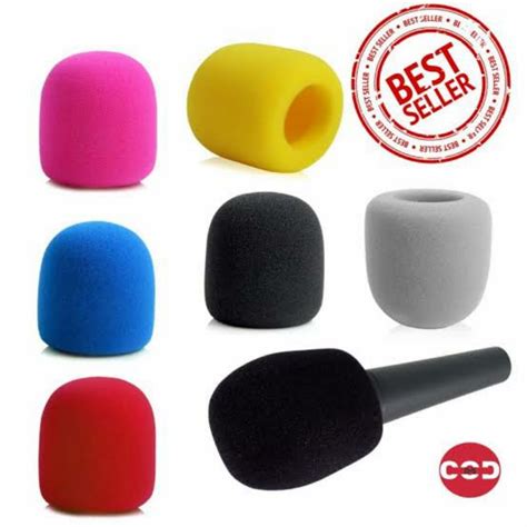 Jual Busa Mic Busa Microphone Tebal Dan Halus Busa Warna Hitam Merah
