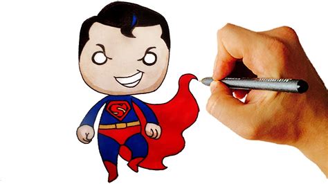 How To Draw Chibi Superman