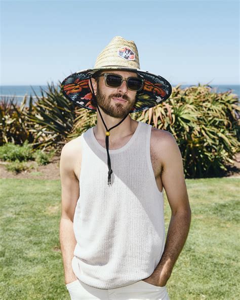 Kailua Straw Lifeguard Hat Straw Hat Upf 50 Hemlock Hat Co