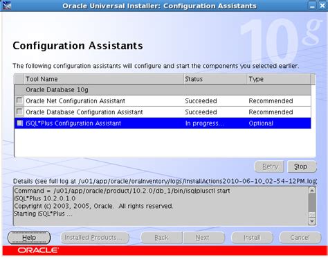 Installing Oracle 10g On Red Hat Enterprise Linux Sysdba