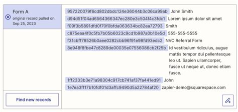 Zap Test Works But On Live Site The Squarespace Form Fields Are Pulled Differently Zapier