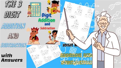 Digit Addition And Subtraction Workbook With Answers
