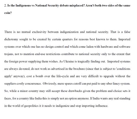 Saurav Jha On Indigenization Why It Is Important And What Exactly Is