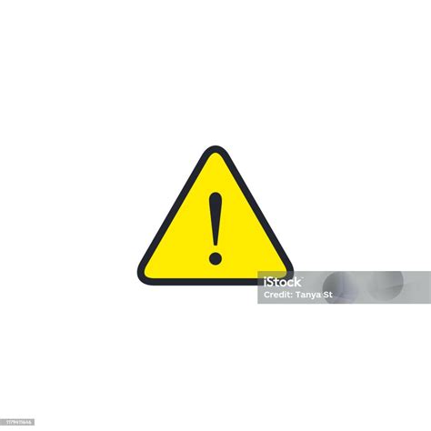 느낌표 기호가 있는 위험 경고 주의 기호입니다 벡터 아이콘 거리에 대한 스톡 벡터 아트 및 기타 이미지 거리 검은색 경계