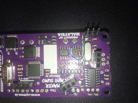 Custom Arduino Sumo Bot Board Mosfet Blown Off Can This Be Replaced