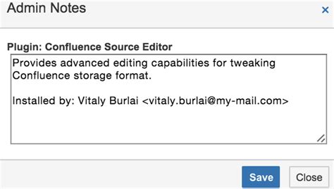 Github Vburlaiconfluence Admin Notes Plugin Confluence Admin Notes
