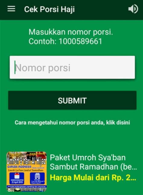 Aplikasi Cek Porsi Haji Online Kemenag Resmi Tahun Mahir Transaksi