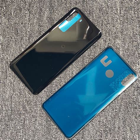 For Huawei Nova 7 SE 7SE Back Battery Cover Housing Rear Door Cover Case Glass With Camera Len