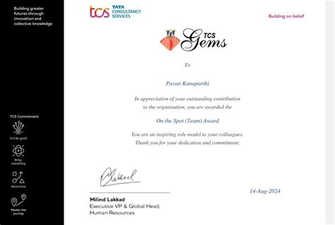 Kanaparthi Pavan Kalyan On Linkedin Recognition Gratitude Teamsuccess Proudmoment