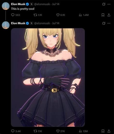 Who Is Musks Beautiful Annie Sex Musk Anime Annie Musk Anime Controversy Musk Ai Girlfriend